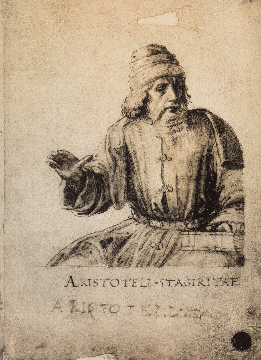 Aristoteles von Raffaello Sanzio Raphael: Kunstdruck